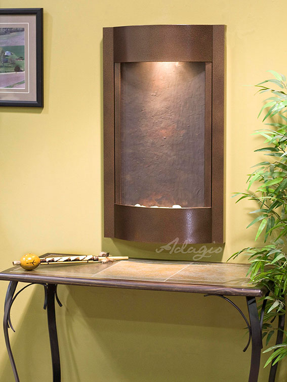 Serene Waters Indoor Waterfall | SWA | Adagio Water Features